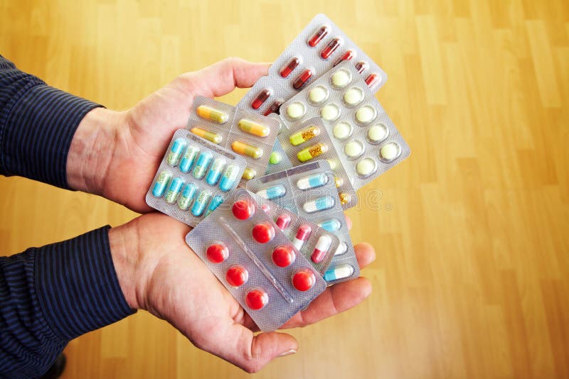 Colorful of Tablets and Capsules Pill in Blister Packaging Arranged ...