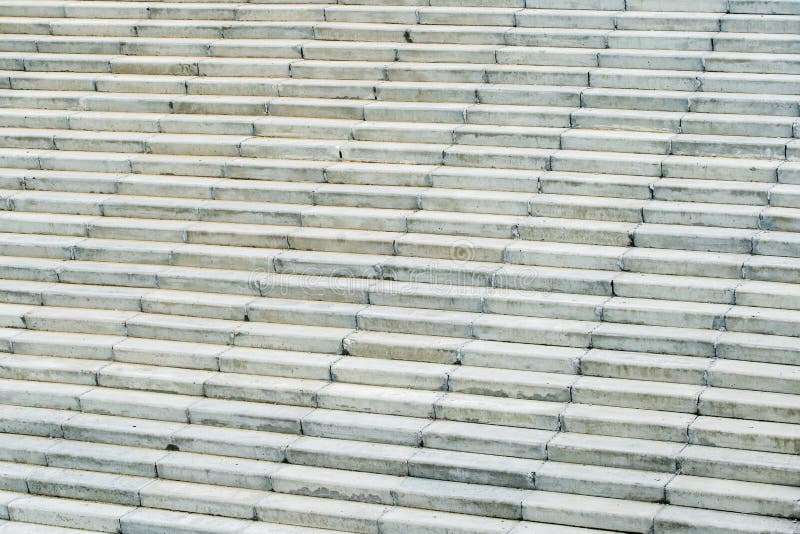 Lots of Concrete Steps on a Large Staircase. Flat Lay of the Frame ...