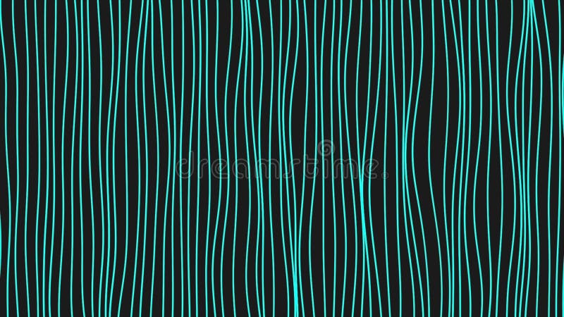 Lots of Curved Lines on Black Background. Motion. Thin Lines Bend ...