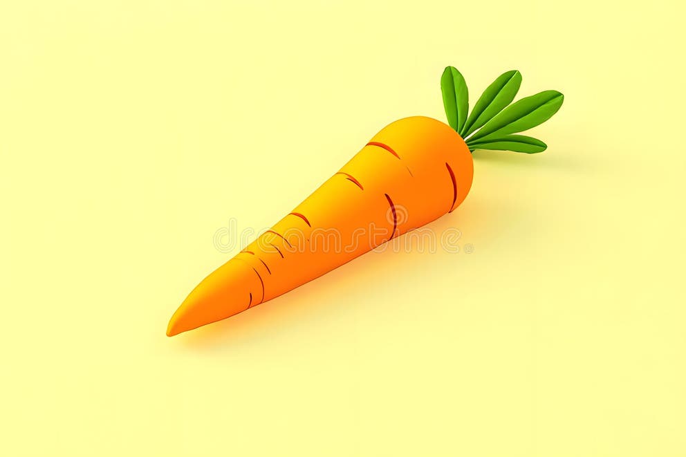 Lots of 2D Cartoon Carrot Patterns Stock Illustration - Illustration of ...