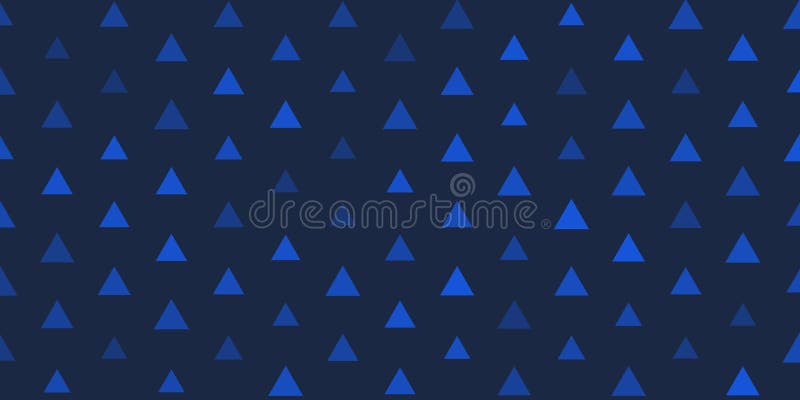 Lots of Dark Triangles of Various Sizes and Shades of Blue - Geometric ...