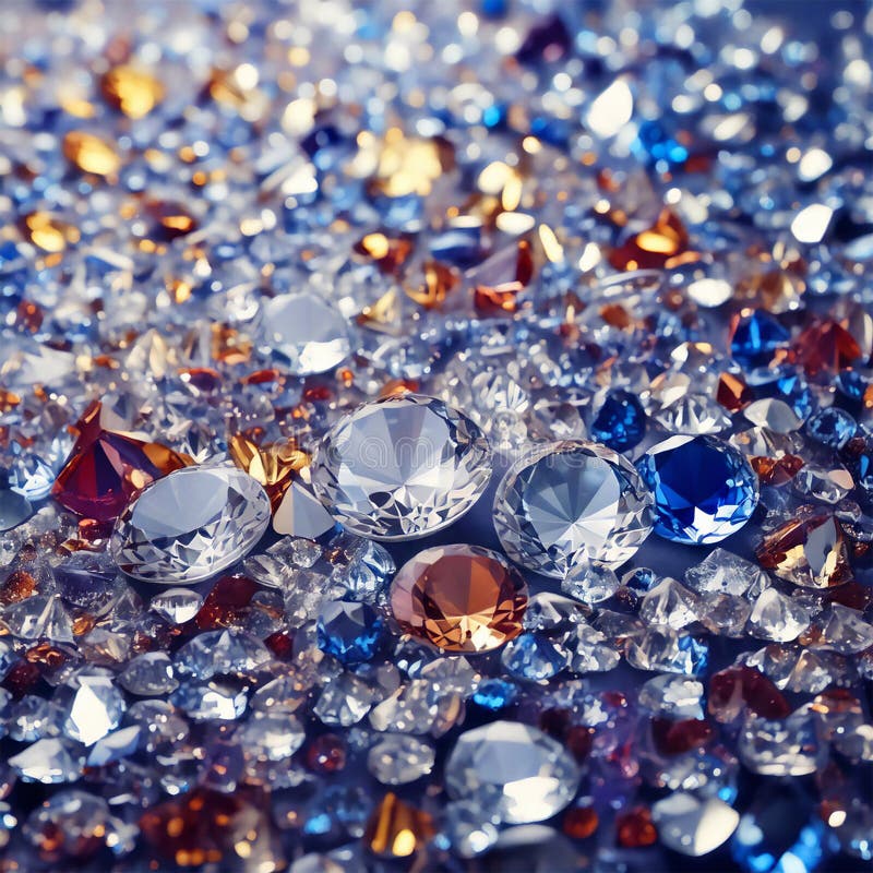 Lots of diamonds stock illustration. Illustration of luxury - 347931583