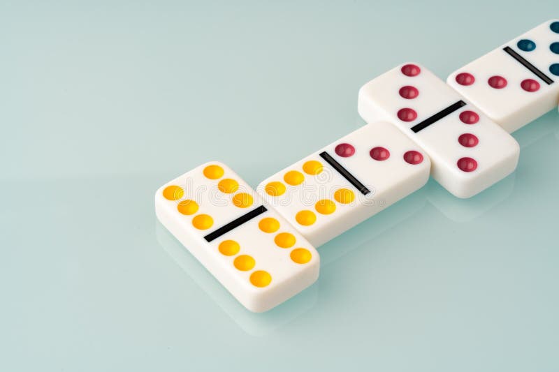 Lots of Domino Pieces Fallen Down, Collapsed Black Dominoes, Tiles ...