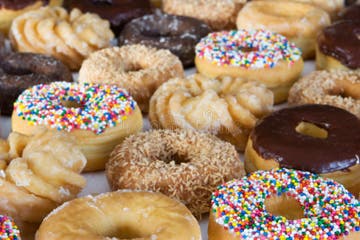 Lots of donuts stock image. Image of glazed, lots, breakfast - 23036275