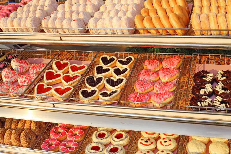 Lots of donuts stock image. Image of fried, donut, calories - 23036217