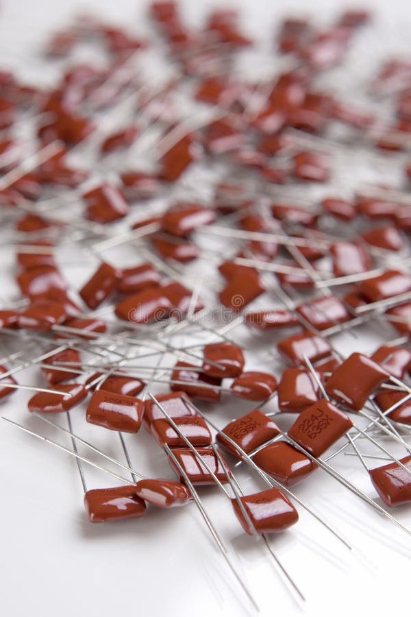 Lots of Electrolytic Capacitors Placed Bulk Stock Image - Image of ...
