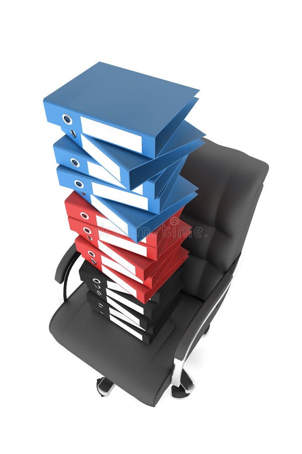 Lots File Folders Office Chair Stock Illustrations – 4 Lots File ...