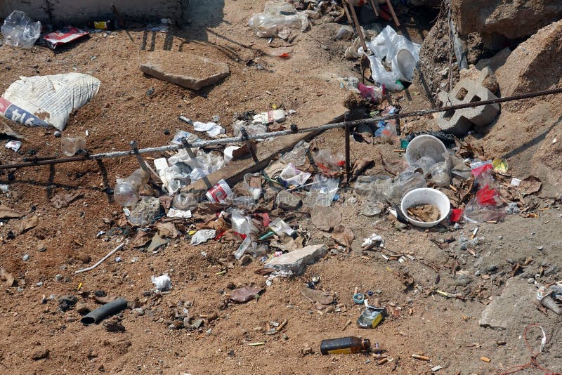 Lots of Garbage on the Ground Editorial Image - Image of conservation ...