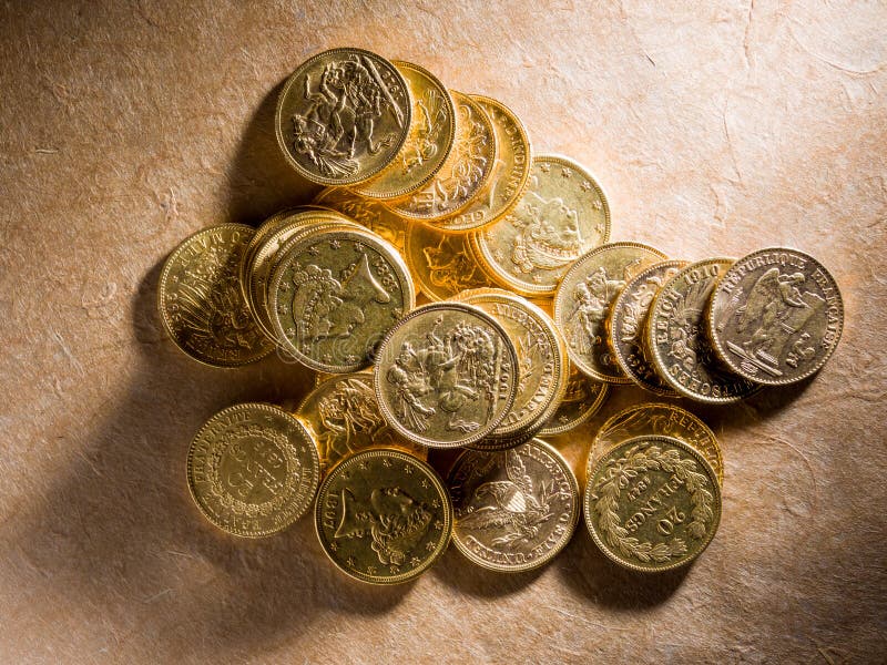Lots of gold coins stock image. Image of gold, stack - 36271357