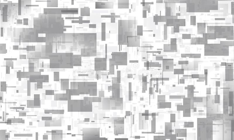 Gray Rectangles of Different Sizes on a White Background Stock ...