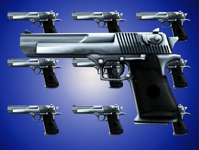 Lots of Guns 8 stock image. Image of objects, weapon, black - 4118437