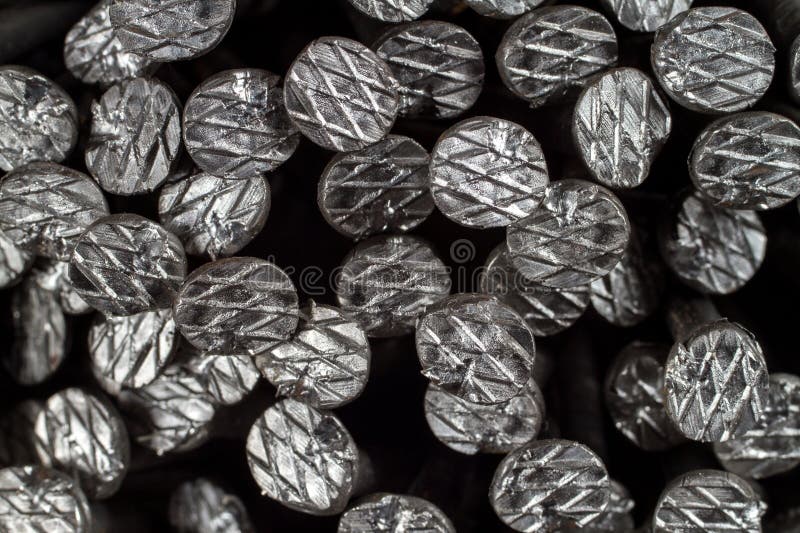 Lots of Iron Nails. the Texture of the Nails Stock Image - Image of ...