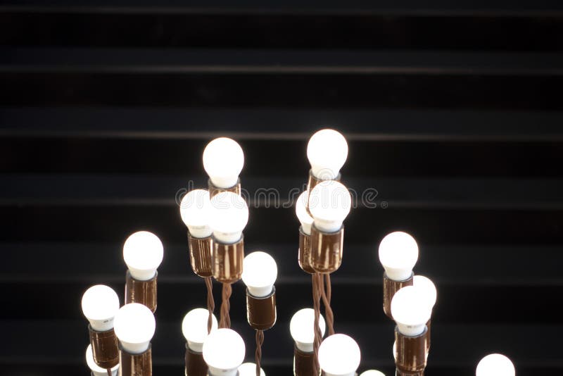 The filament in the lamp. stock photo. Image of energy - 113967020