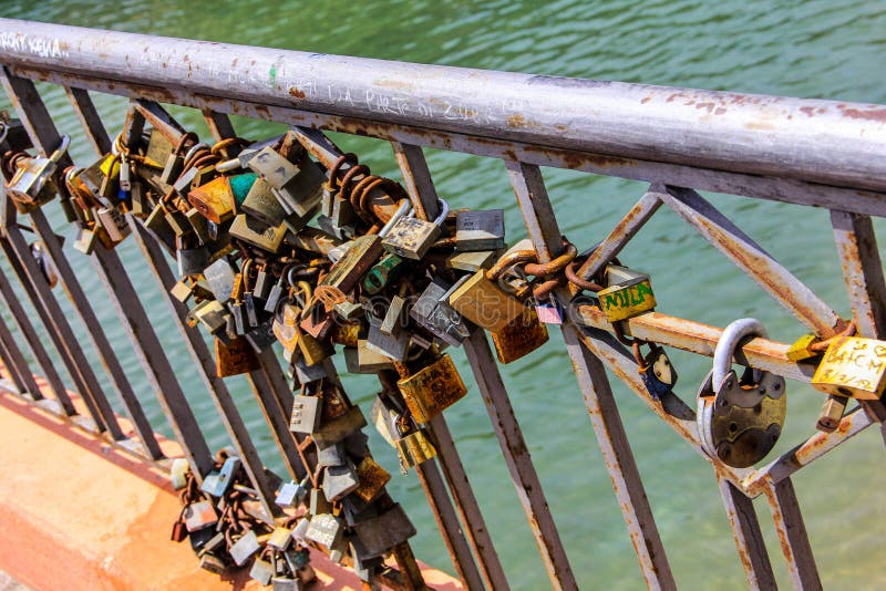 Bridge Locks editorial photography. Image of europe, city - 98219307