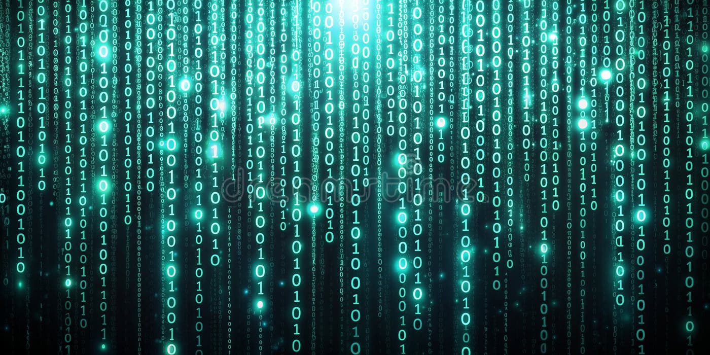 Binary Background Falling Number Stock Illustrations – 855 Binary ...