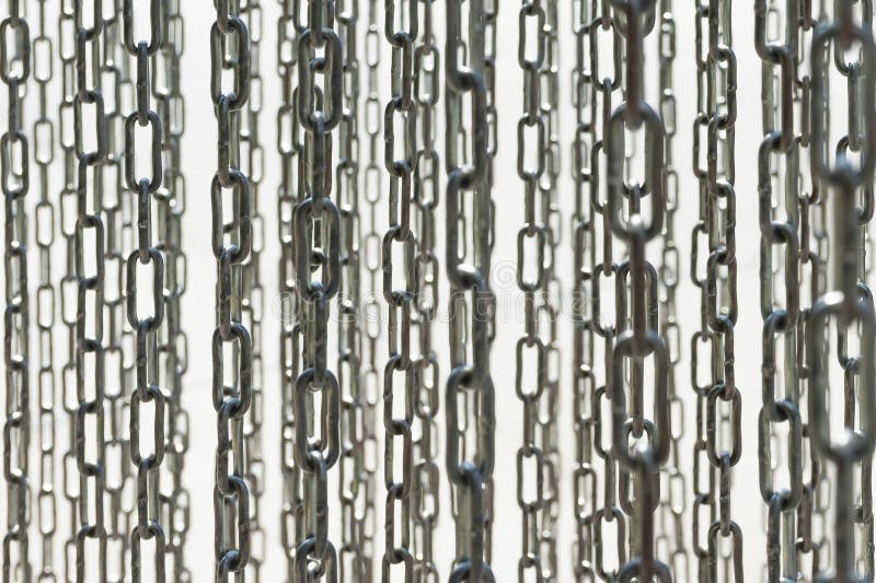 Lots Of Metal Chains Background Texture Stock Image - Image of digital ...