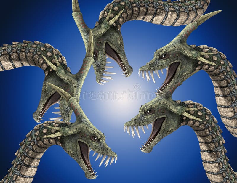 Lots On Monster Snakes 5 stock illustration. Illustration of scary ...