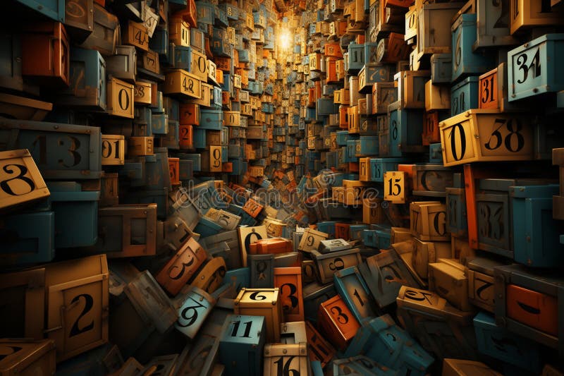 Lots of Numbers Background,math Concept Stock Photo - Image of counting ...