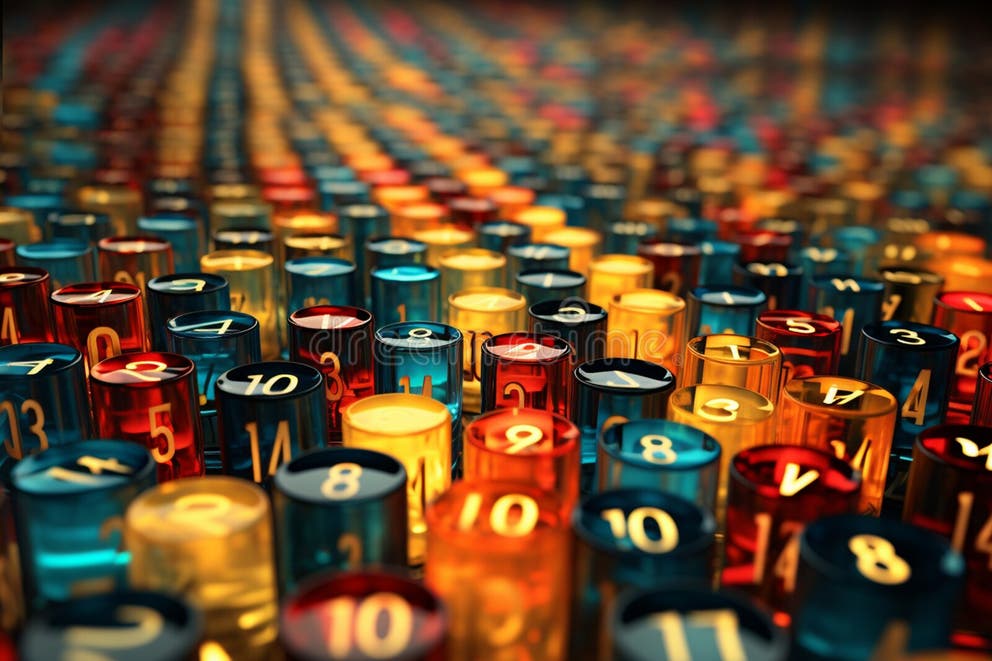 Lots of Numbers Pattern,math Concept Stock Image - Image of mathematics ...