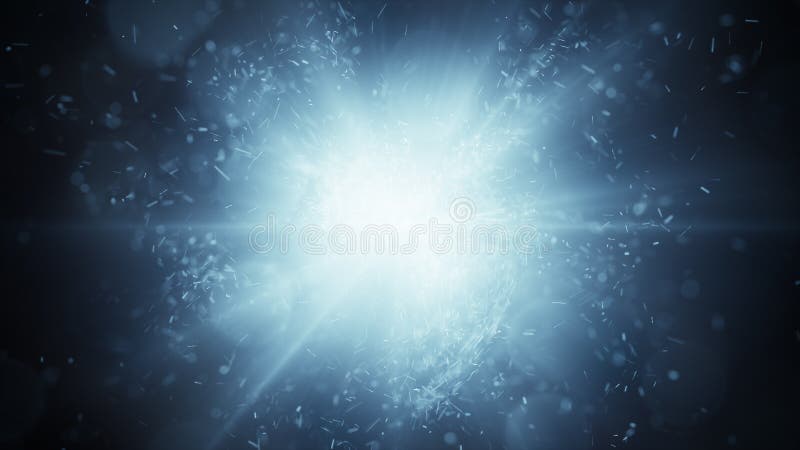 Blue Flashing Lights Abstract Background Stock Illustration ...