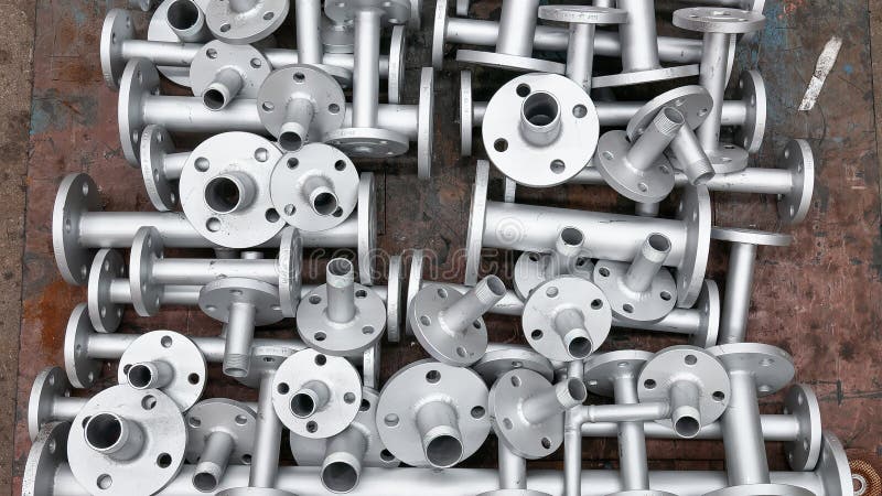 Piping components stock image. Image of mechanical, bunch - 304990283