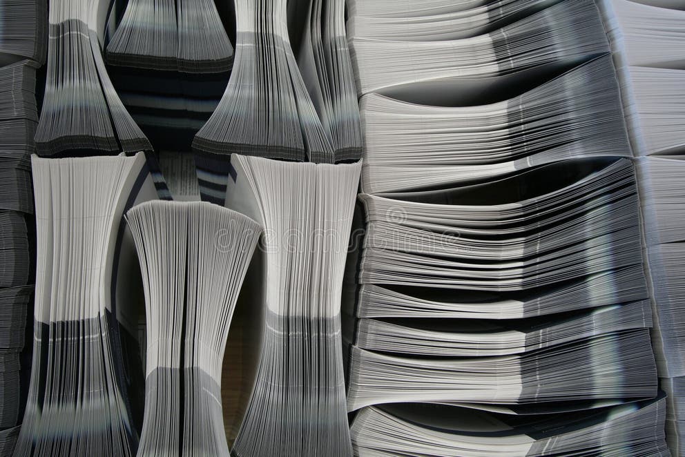 Lots of printed brochures stock image. Image of panel - 9139041