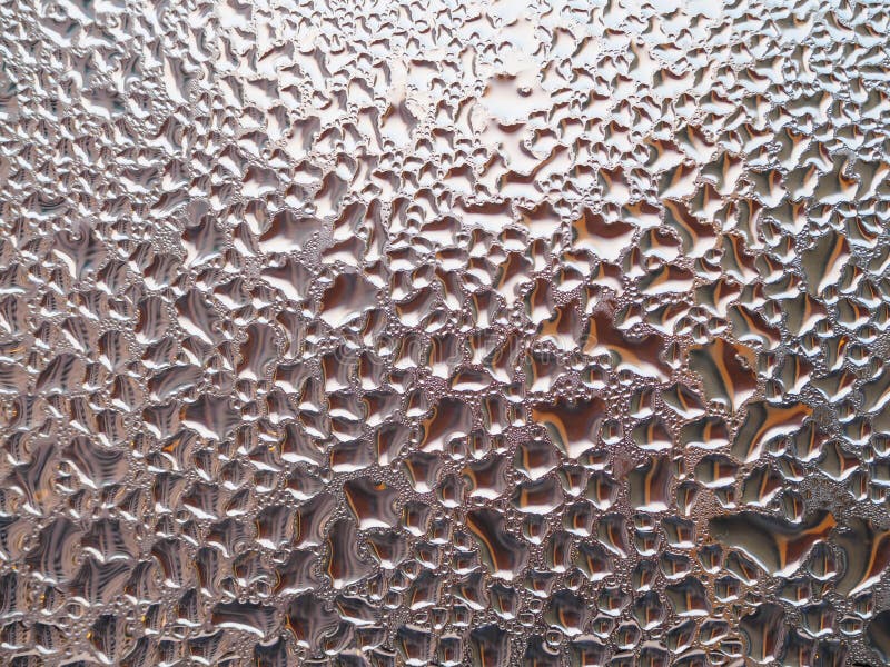 Lots of Raindrops on the Windowpane. Texture, Background Stock Photo ...