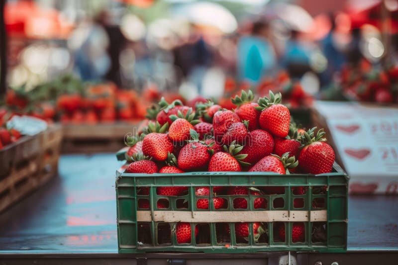 Lots of Red Juicy Fresh Strawberry Stock Image - Image of natural ...