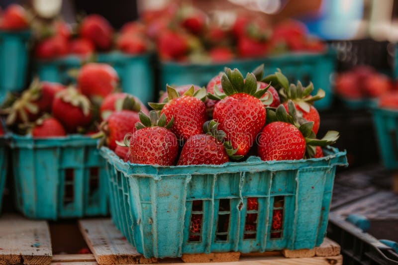 Lots of Red Juicy Fresh Strawberry Stock Image - Image of plump, field ...