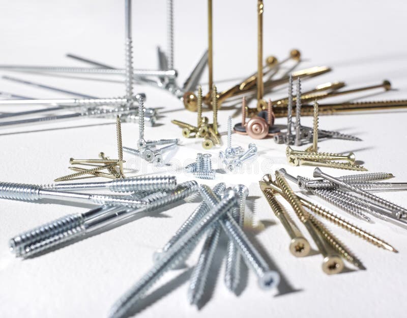 Lots of screws stock image. Image of instrument, technology - 77863197
