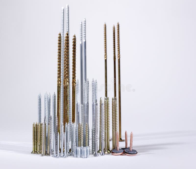 Lots of screws stock image. Image of skyline, metal, tool - 77863657