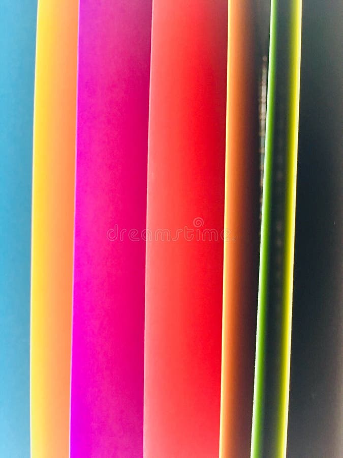 Sheets of Different Coloured Card Stock Image - Image of abstract, pink ...