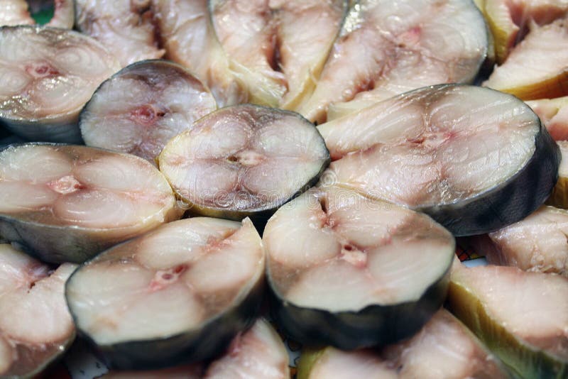 Sliced fish stock vector. Illustration of fins, hand - 59058190