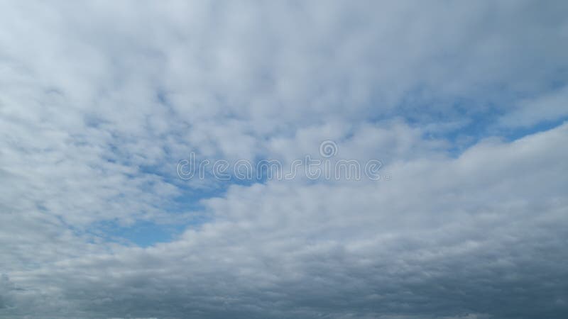 Lots of Small Clouds at Sunset. Puffy Fluffy Cirrocumulus Cloudscape ...