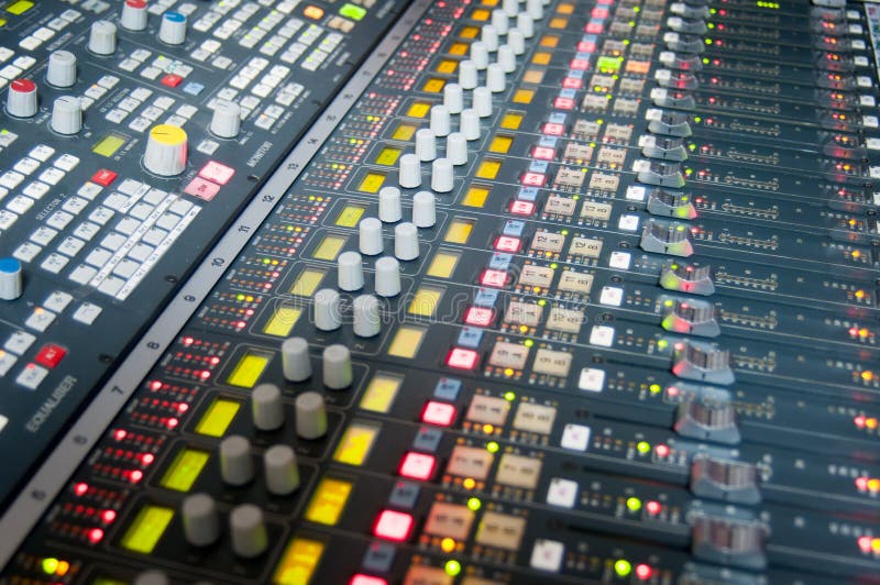 Lots of sound buttons stock image. Image of bass, communication - 52123921