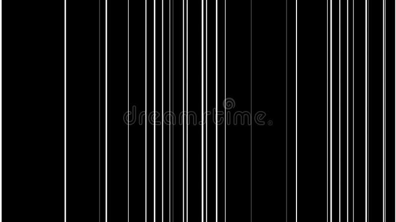 Lots of Straight White Vertical Lines on a Black Background that Move ...