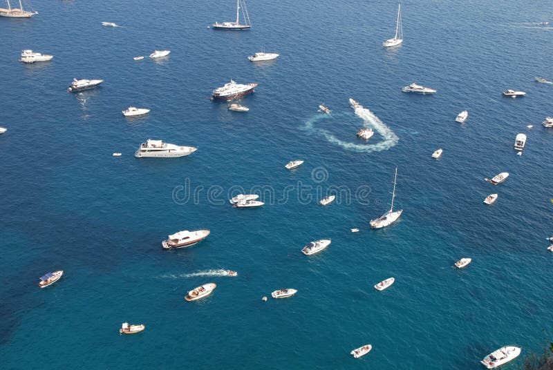 Lots of yahts in the sea stock photo. Image of mediterranean - 15265178