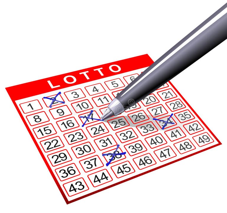 Lotaria ilustração stock. Ilustração de loteria, jogo - 42100336