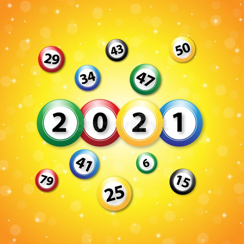 Yellow 1-100 Lottery Balls Isolated, Vector Illustration Stock Vector ...