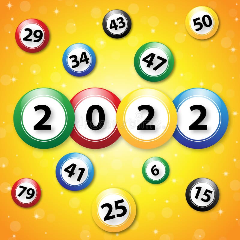 Yellow 1-100 Lottery Balls Isolated, Vector Illustration Stock Vector ...