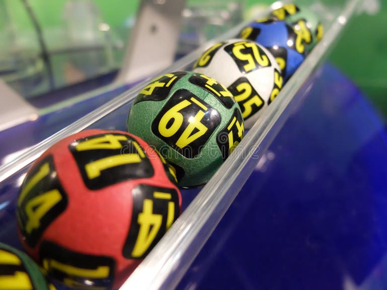 Lottery Balls during Extraction Stock Photo - Image of objects ...