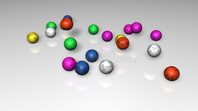 Falling Lotto/Bingo Balls Animation Stock Footage - Video of bingo ...