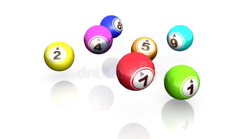 Falling Lotto/Bingo Balls Animation Stock Footage - Video of blue ...