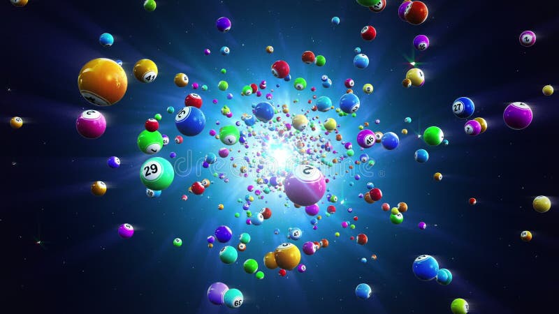 Falling Lotto/Bingo Balls Animation Stock Footage - Video of blue ...