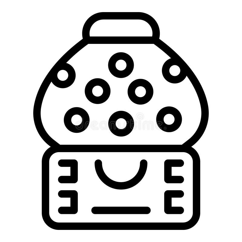 Lottery Machine Drawing Balls Icon for National Lottery Jackpot Stock ...