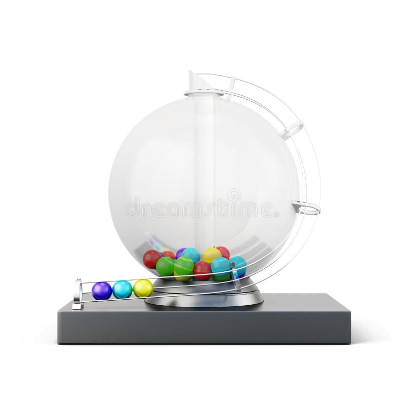 Lottery Machine Ball Cartoon Mascot Style in a Confuse Gesture Stock ...