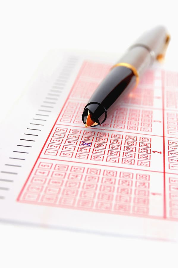 Lottery and pen stock photo. Image of hazard, fortune - 17074996