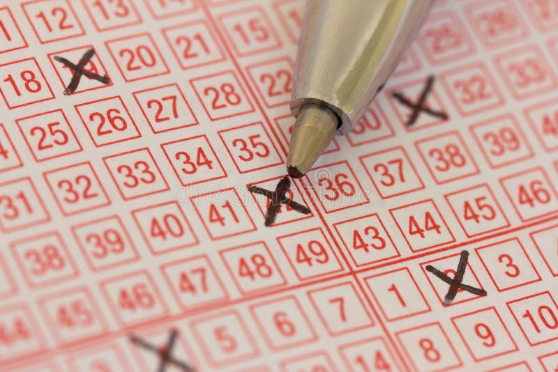 Lottery Ticket stock image. Image of numbers, pitch, lottery - 26982433