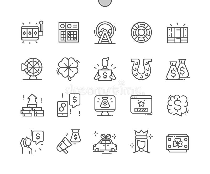 Lottery Pictogram Stock Illustrations – 1,196 Lottery Pictogram Stock ...