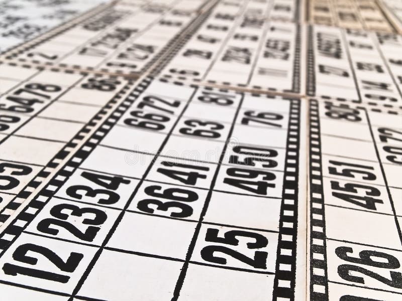 Lotto Cards Stock Photography - Image: 7077552